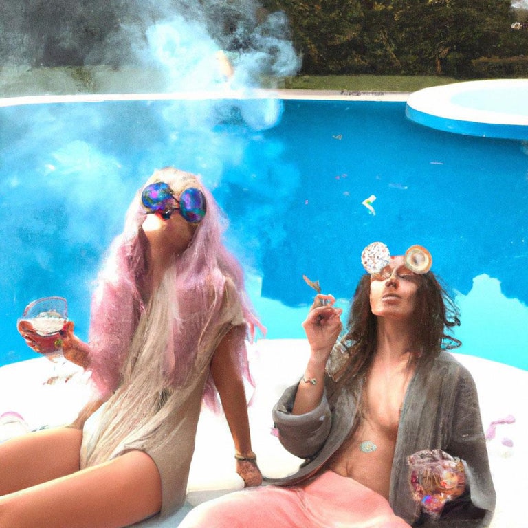 Lee Wells - Poolside Party #6 (Naiades Series 1) For Sale at 1stDibs