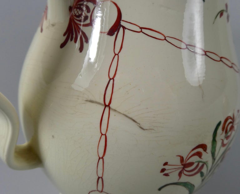 Leeds creamware jug, John Pickford, 1773. at 1stDibs