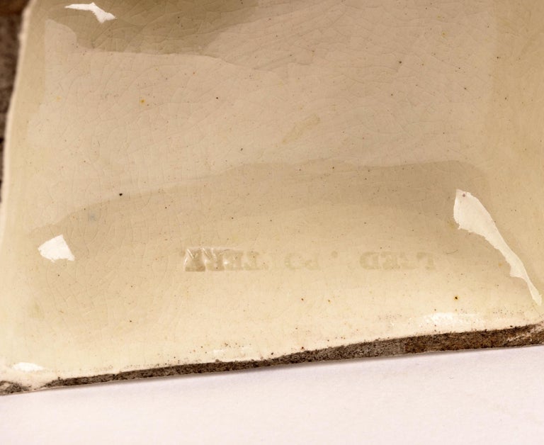 Leeds Pottery Creamware Pottery Bacchus Figure Group For Sale at 1stDibs