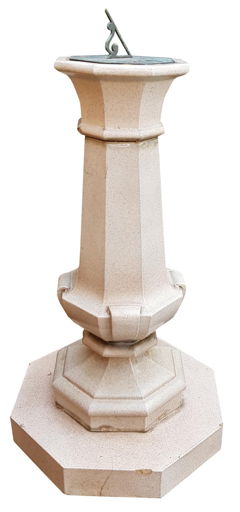 Lefco Glazed Ceramic Sundial at 1stDibs