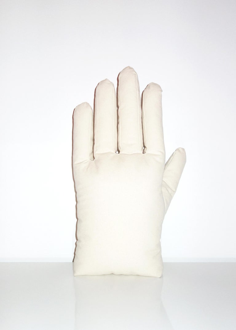 Left Hand Pillow in Cotton Canvas For Sale at 1stDibs