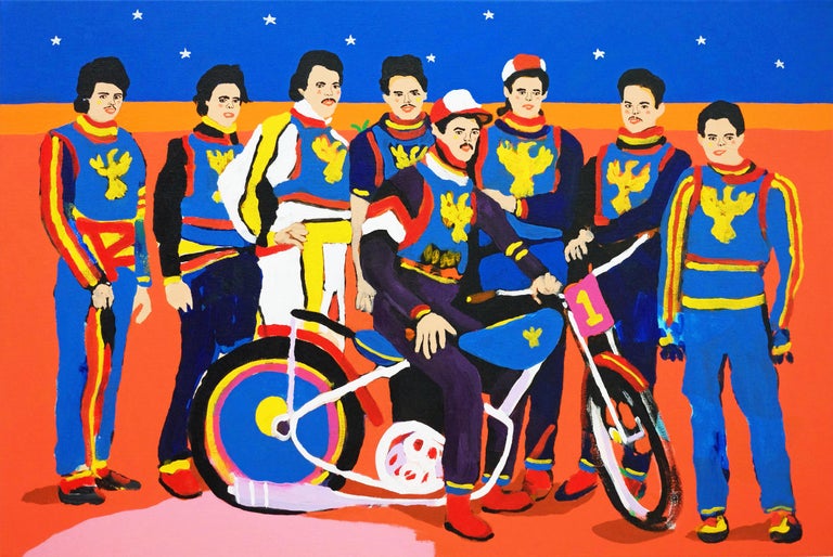 'Left to Their Own Devices' Portrait Painting by Alan Fears Pop Art For ...