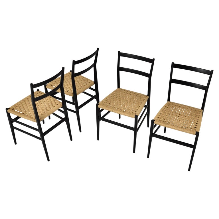 Leggera Chairs by Gio Ponti for Cassina, Set of 4, 1960s For Sale at ...