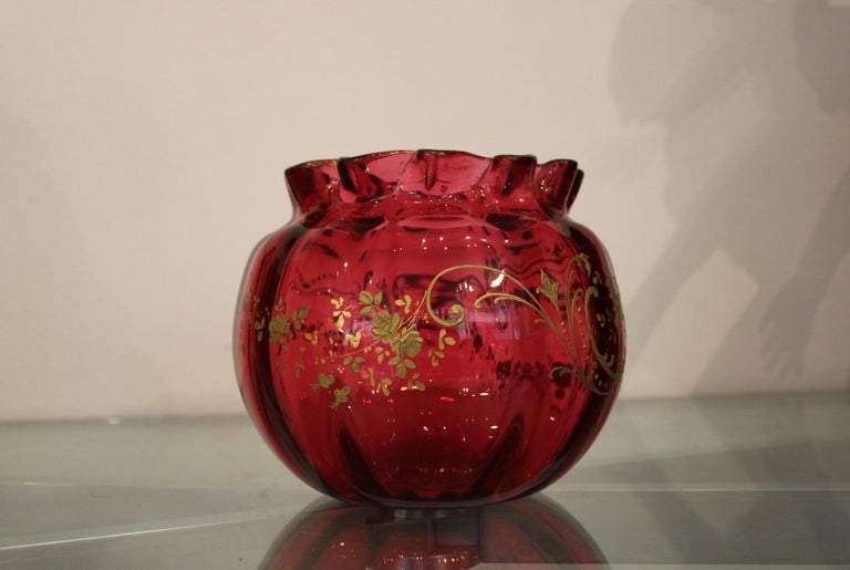Legras Glass Vase, France, 20th Century For Sale at 1stDibs
