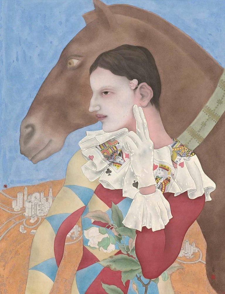 Lei Chen - Enigma V - Digital Print on Rice Paper For Sale at 1stDibs