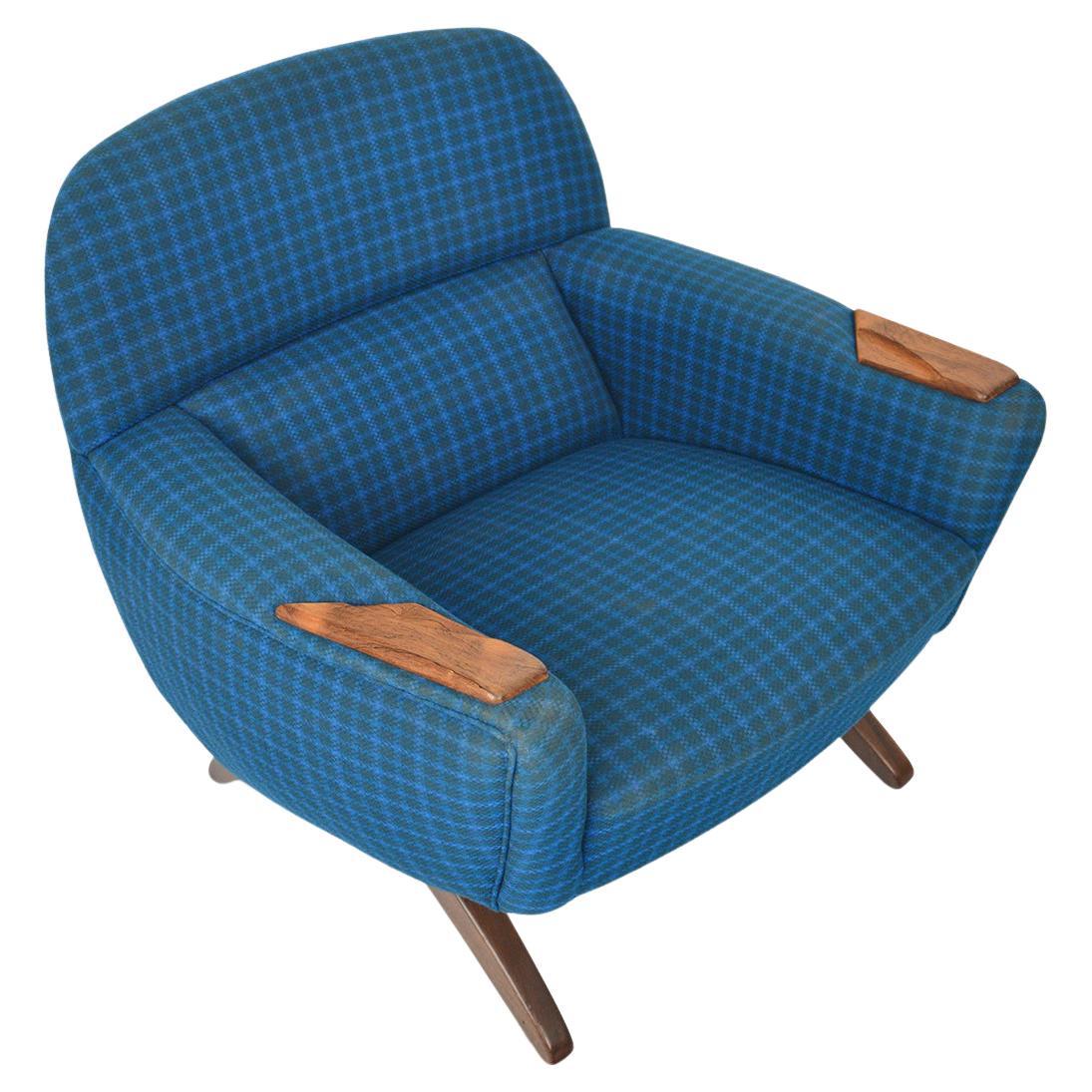 Two Danish Midcentury Leif Hansen Model Geisha Lounge Chairs with ...