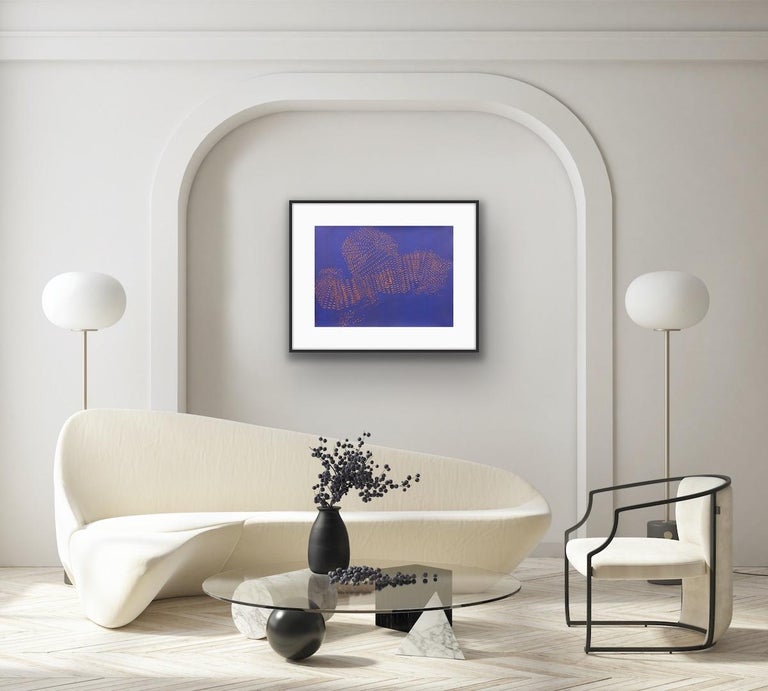 Leigh Glover - Starling Murmuration IV, Abstract Animal Art, Bright ...