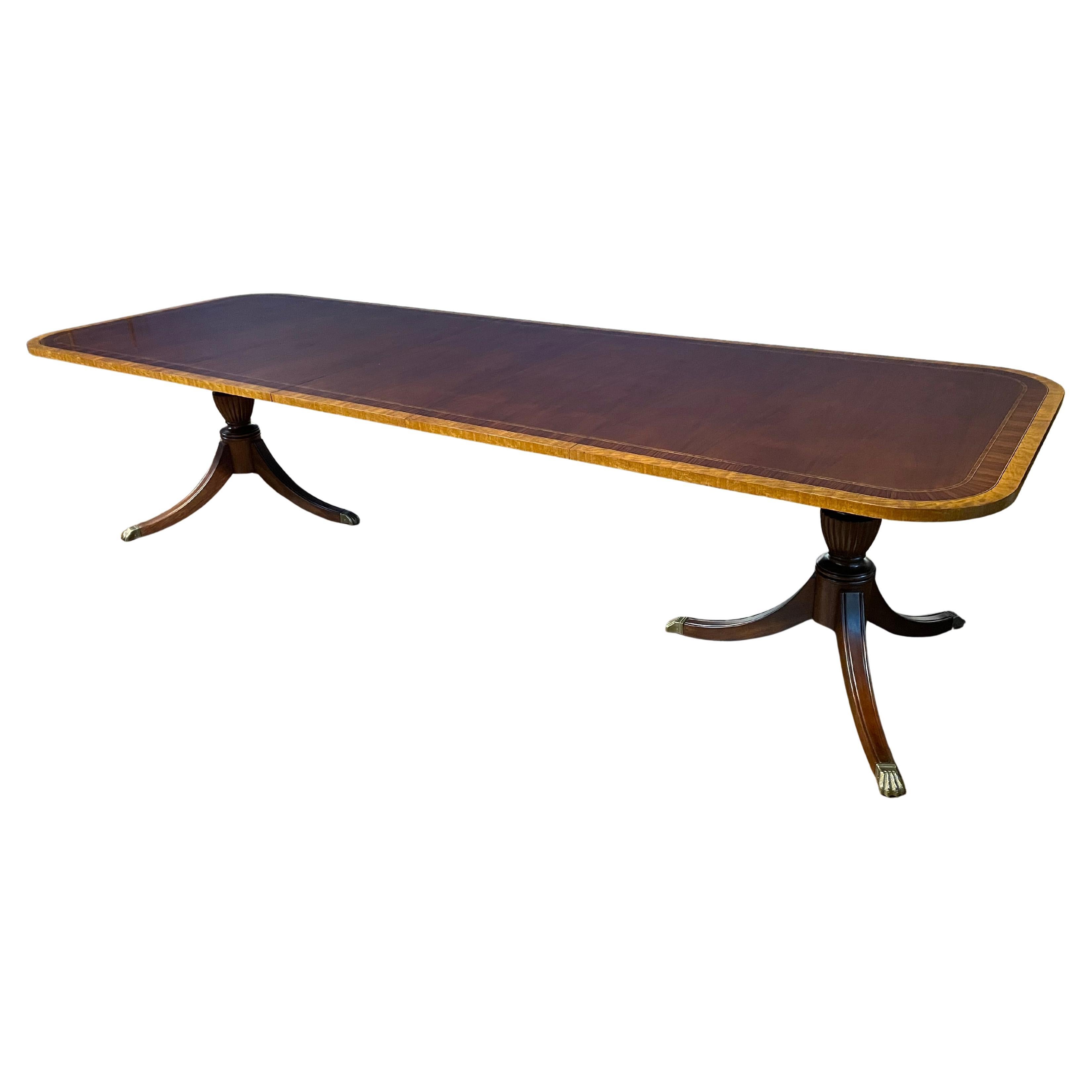 Leighton Hall Showroom Sample - Traditional Mahogany Dining Table For ...