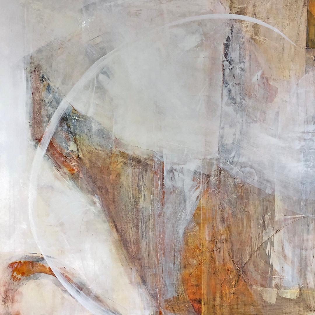 Anna Membrino - Anna Membrino, Veils No. 3, pink and black abstract ...
