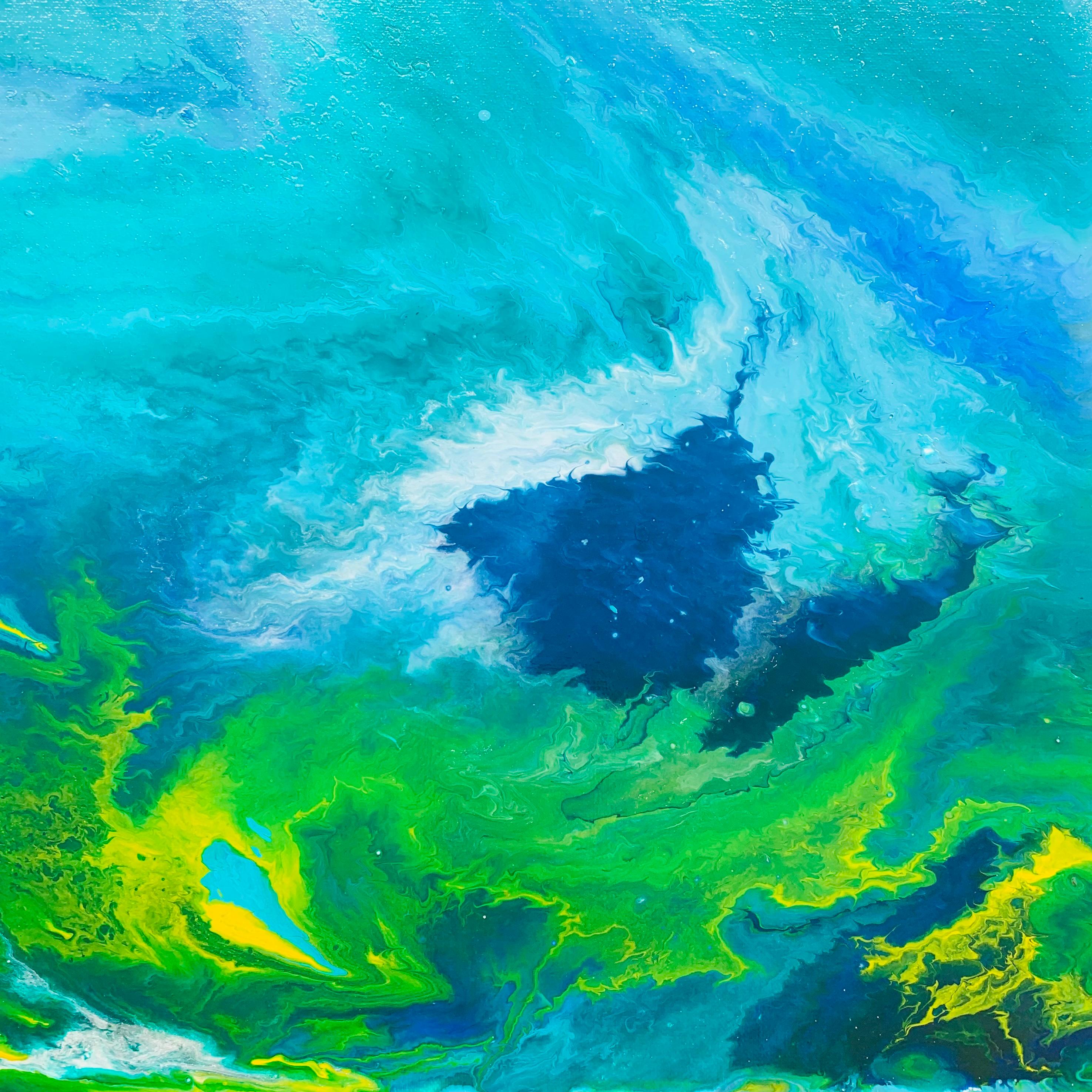 Leila Pinto - Sunlit Ocean For Sale at 1stDibs | leila pinto, paintings ...