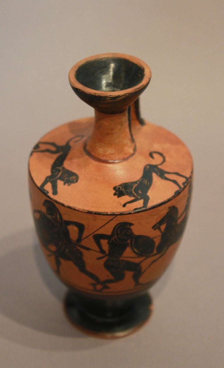 Lekythos of the Krotala Group, Little Lion Class, Attic, 6th Century ...