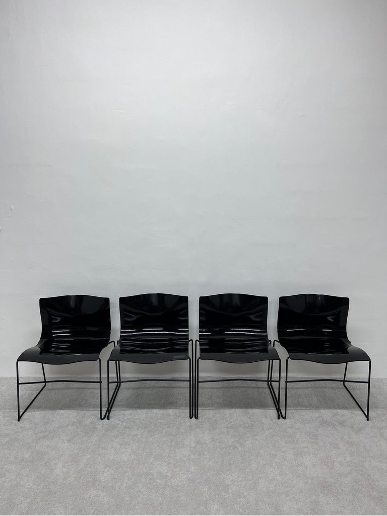 Lella and Massimo Vignelli Handkerchief Chairs for Knoll, Set of Four ...