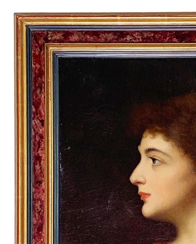 Lemee Léontine "Bust of a young woman" after "Fabiola" from Jean-Jaques ...