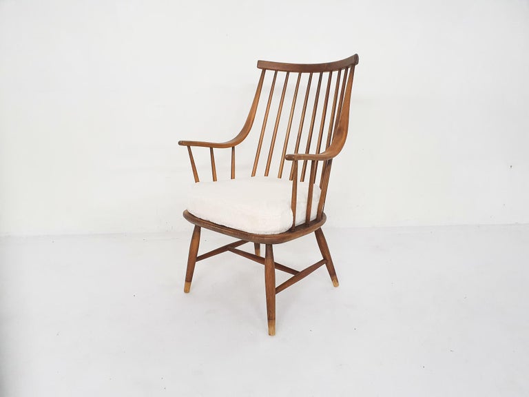 Lena Larsson for Nesto "Grandessa" Spindle Back Lounge Chair, Sweden ...