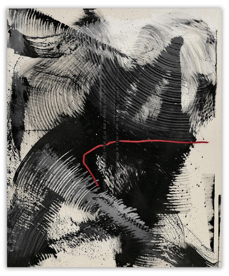 Lena Zak - One Step Forward (Abstract painting) For Sale at 1stDibs
