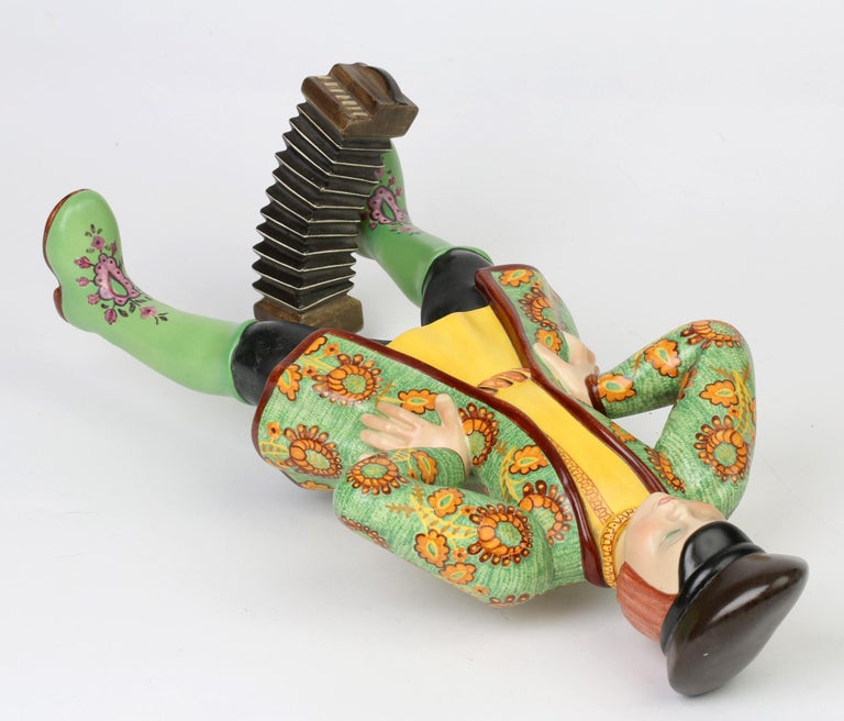Lenci Art Deco Ivan the Russian Boy Pottery Figure by Elena Scavini For ...