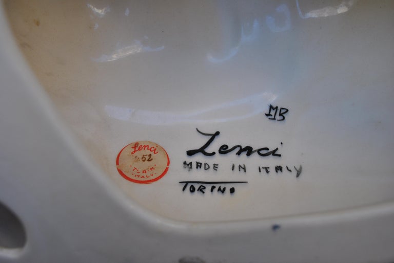 Lenci Italian Manufacturer of Ceramics "Mask with Knot" by Helen Konig ...