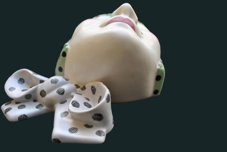Lenci Italian Manufacturer of Ceramics "Mask with Knot" by Helen Konig ...