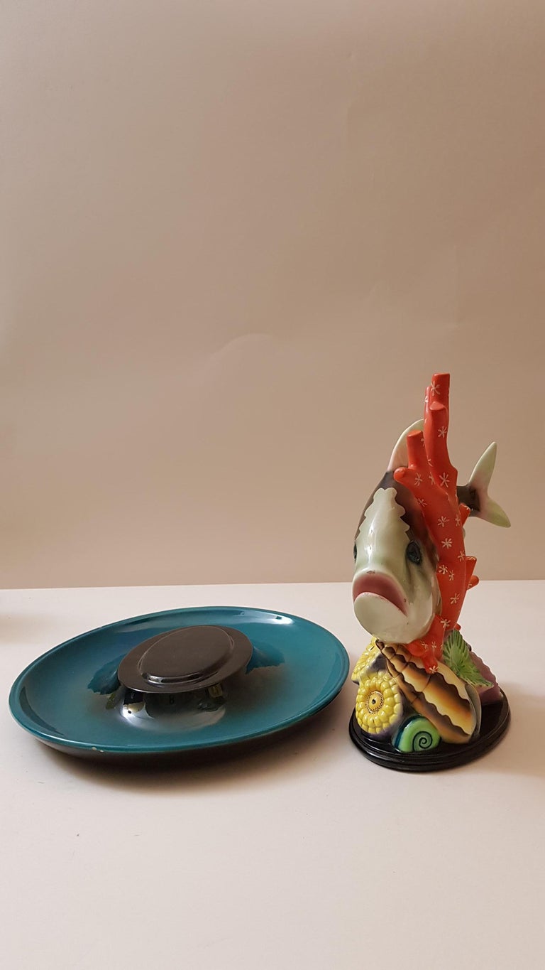 Lenci Mario Sturani Art Deco Fish Ceramic, 1936 at 1stDibs