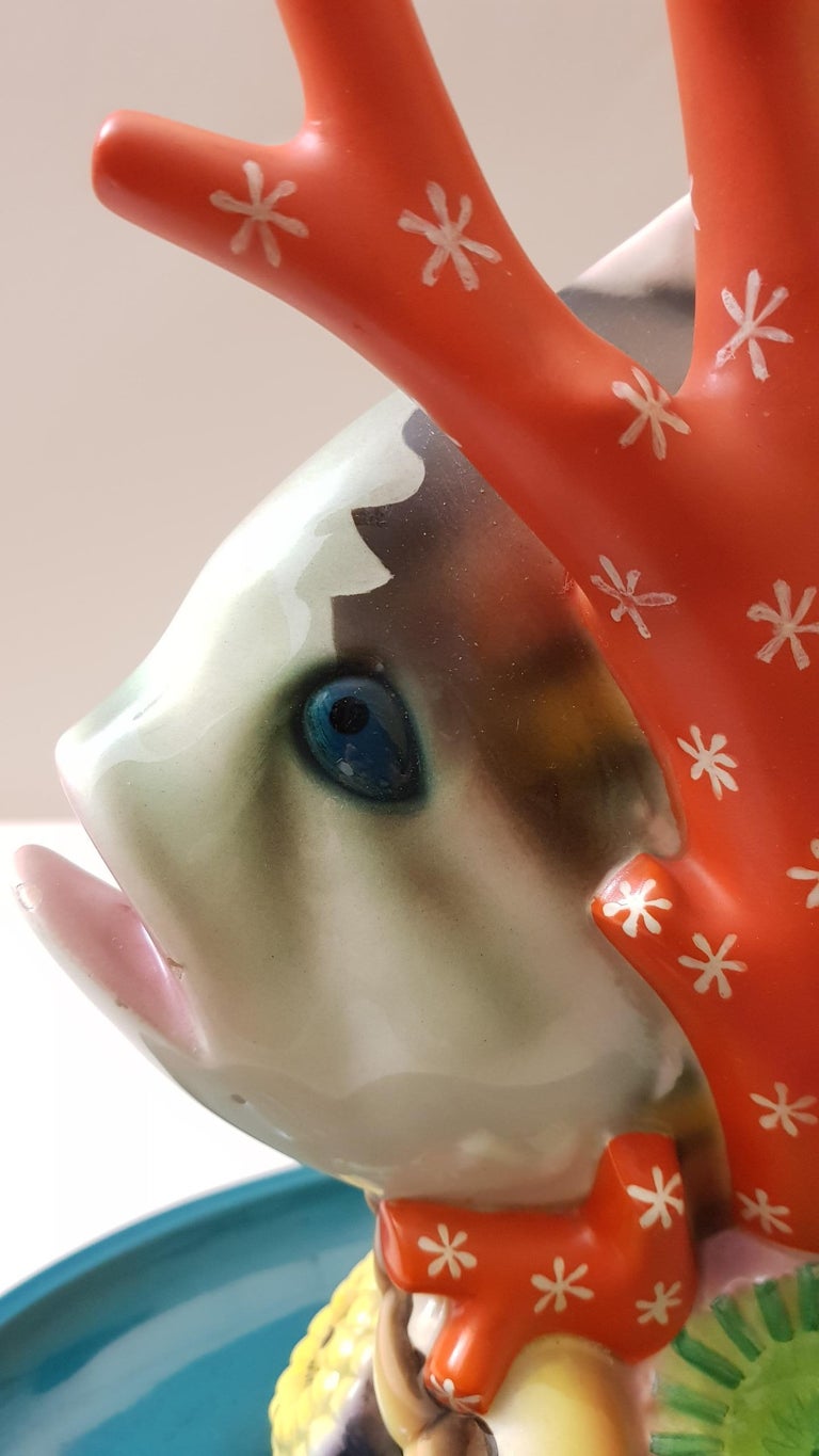 Lenci Mario Sturani Art Deco Fish Ceramic, 1936 at 1stDibs