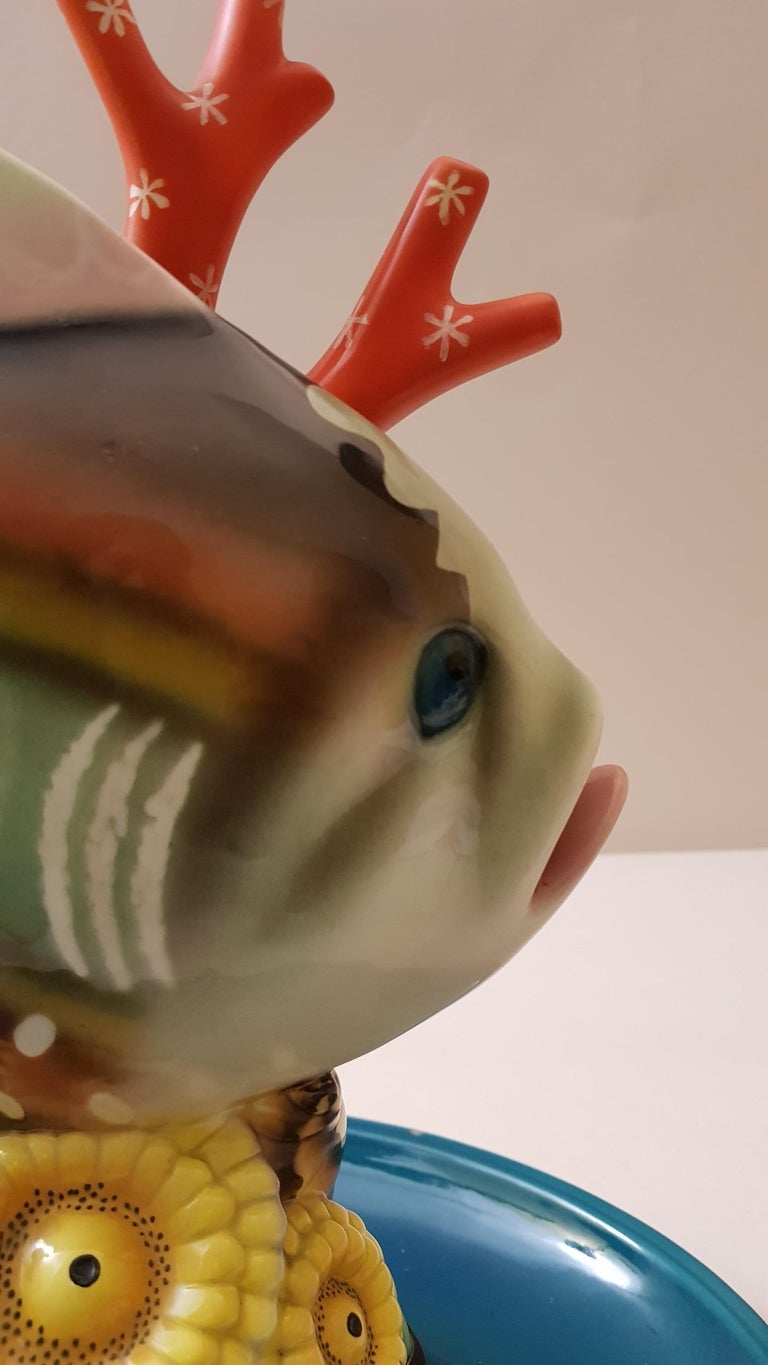 Lenci Mario Sturani Art Deco Fish Ceramic, 1936 at 1stDibs