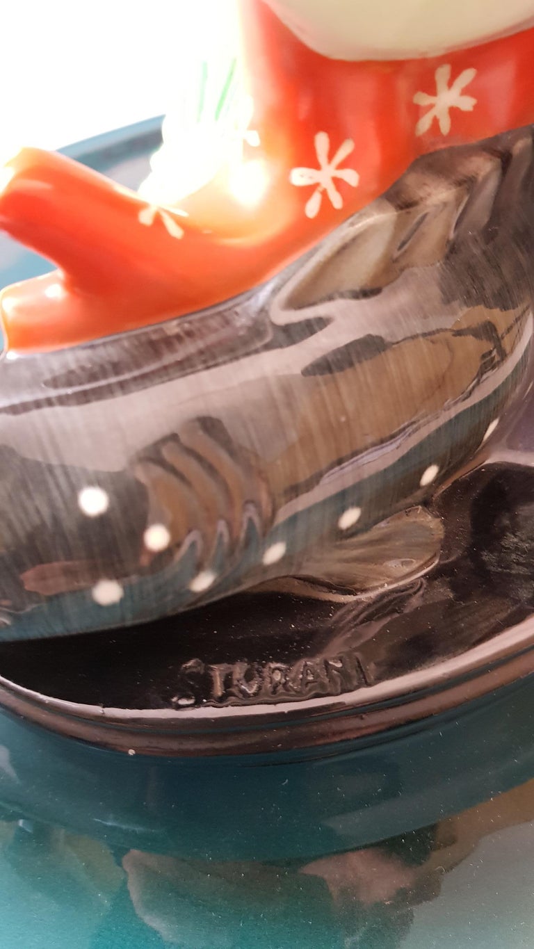 Lenci Mario Sturani Art Deco Fish Ceramic, 1936 at 1stDibs