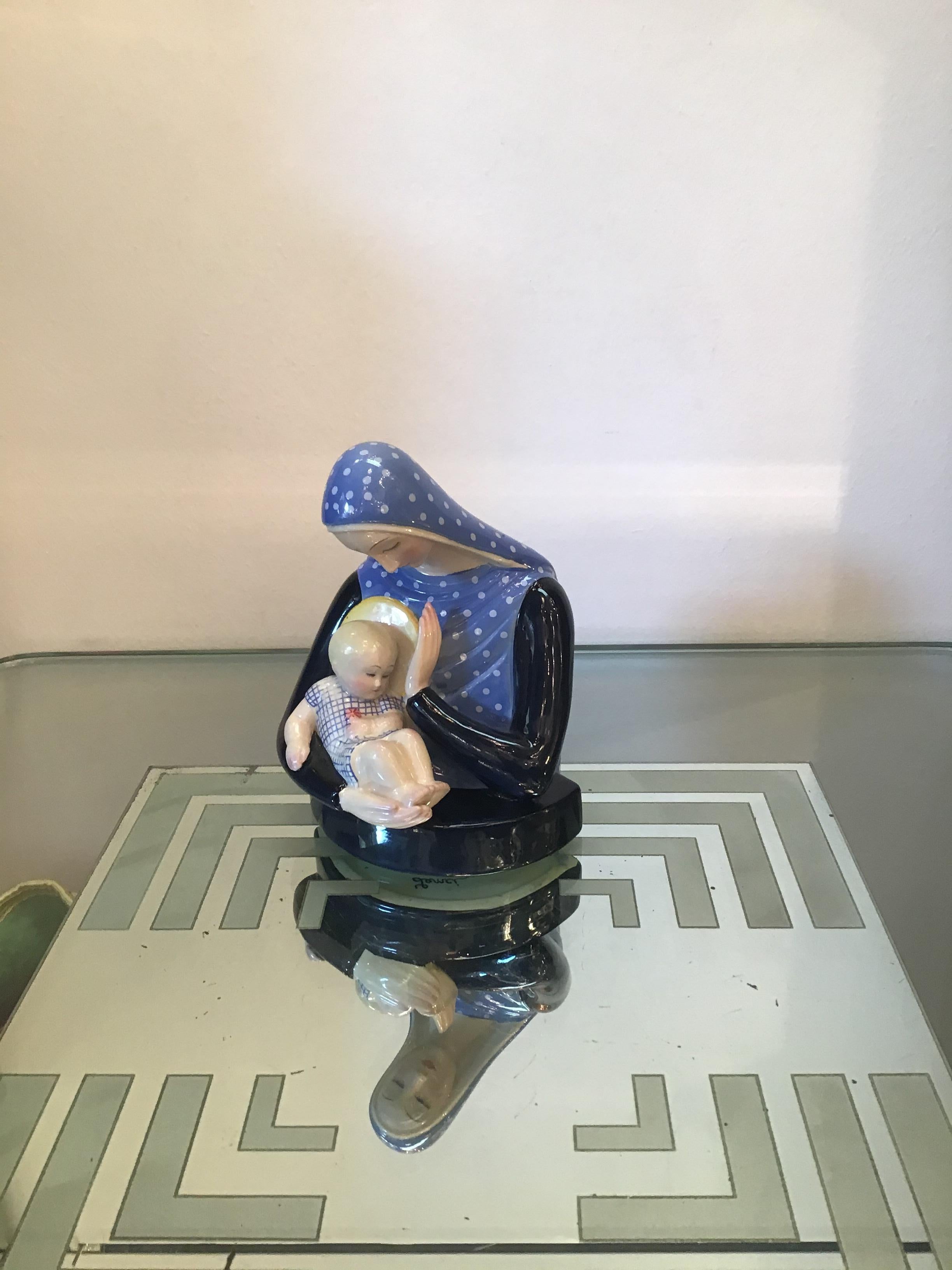 Lenci “Maternity” Ceramic, 1950, Italy at 1stDibs | lenci porcelain ...