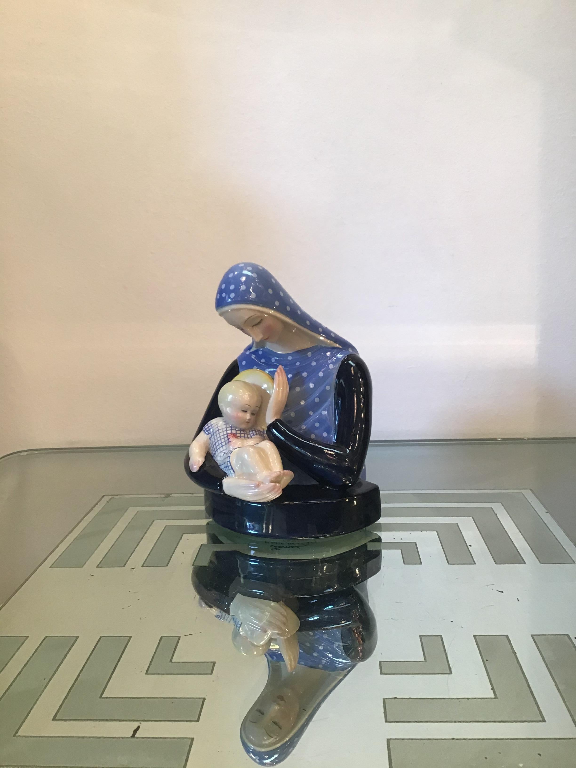 Lenci “Maternity” Ceramic, 1950, Italy at 1stDibs | lenci porcelain ...