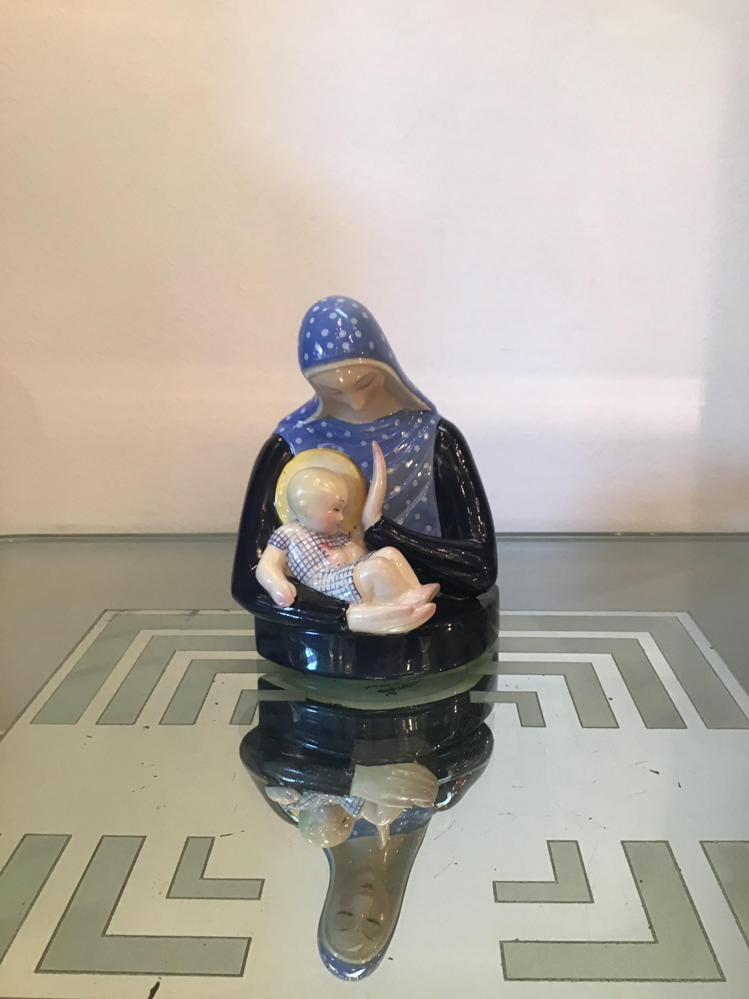 Lenci “Maternity” Ceramic, 1950, Italy at 1stDibs | lenci porcelain ...