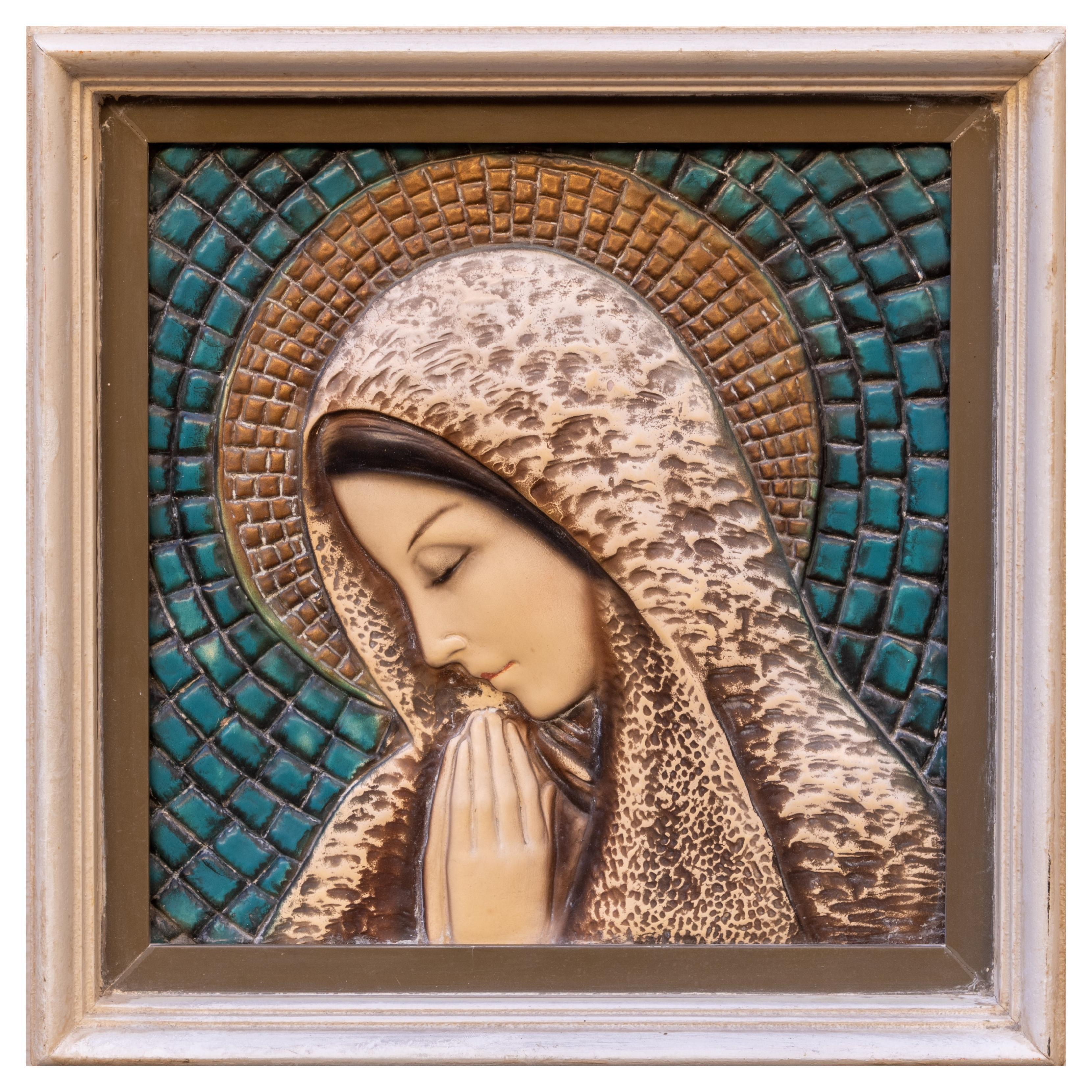 Lenci Style Modern Italian Ceramic and Mosaic For Sale at 1stDibs