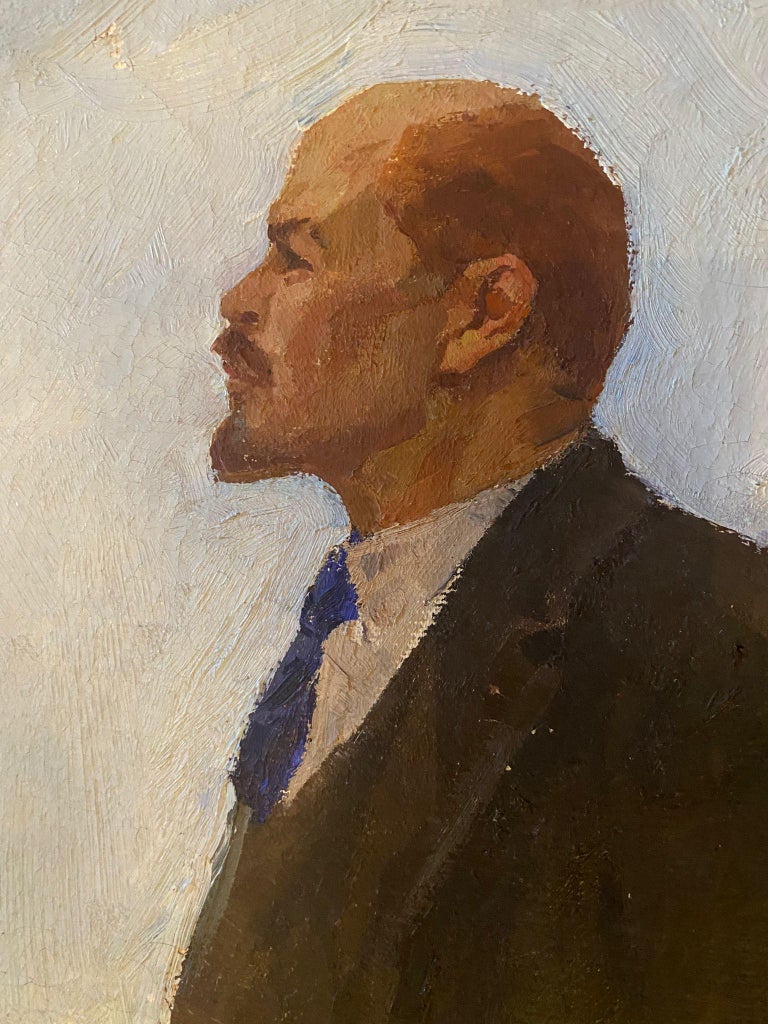 Lénine et Gorki à Capri, "1908". En vente sur 1stDibs