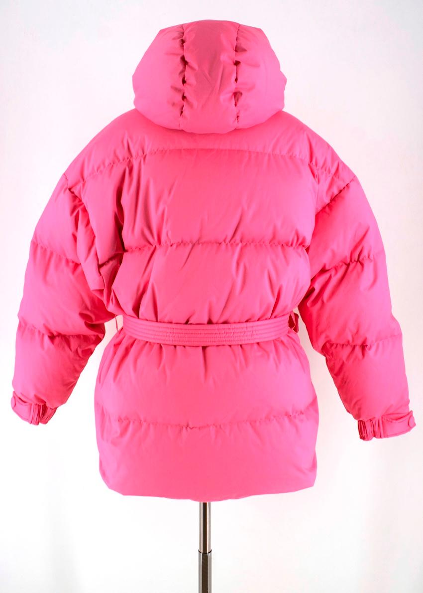 Lenki Lenki Pink Michelin Quilted-down jacket S at 1stDibs