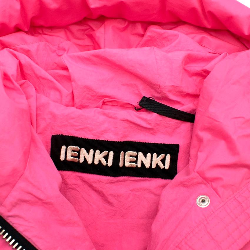 Lenki Lenki Pink Michelin Quilted-down jacket S at 1stDibs