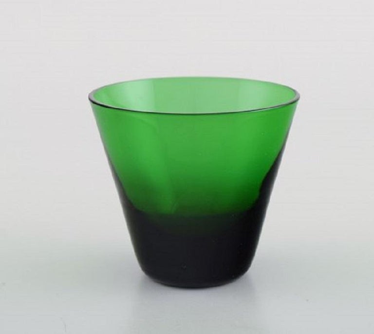 Lennart Rosén for Reijmyre, Nine Mambo Drinking Glasses in Mouth Blown ...