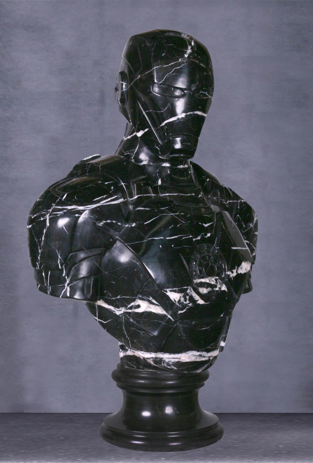 Léo Caillard - Louis XIV, white carrara marble by Léo Caillard For Sale ...