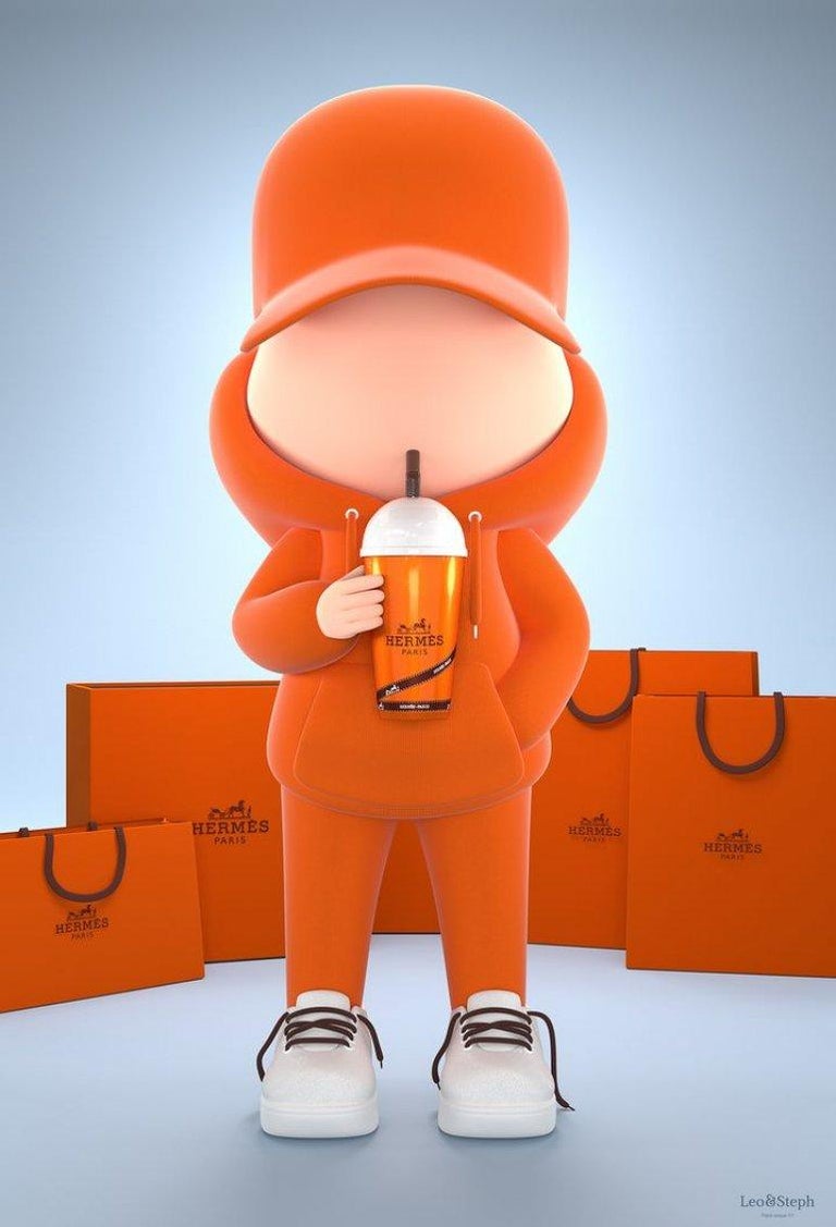 Leo et Steph - Kidcup Hermes V8 (Large) For Sale at 1stDibs