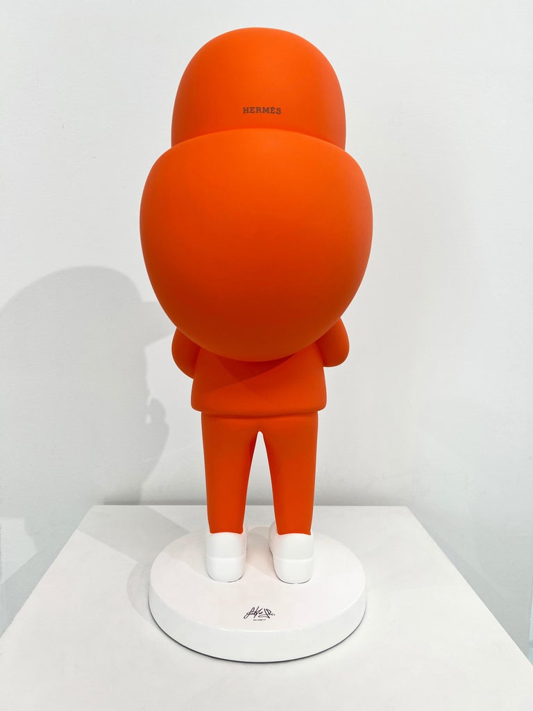Leo et Steph - Kidcup Hermes Sculpture For Sale at 1stDibs