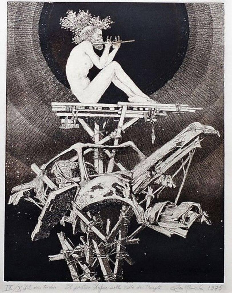 Leo Guida - The Legend of Colapesce - Original Etching by Leo Guida ...