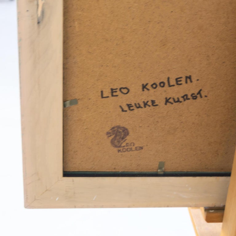 Leo Koolen, Art Work Decorative Object “leuke kunst” For Sale at ...