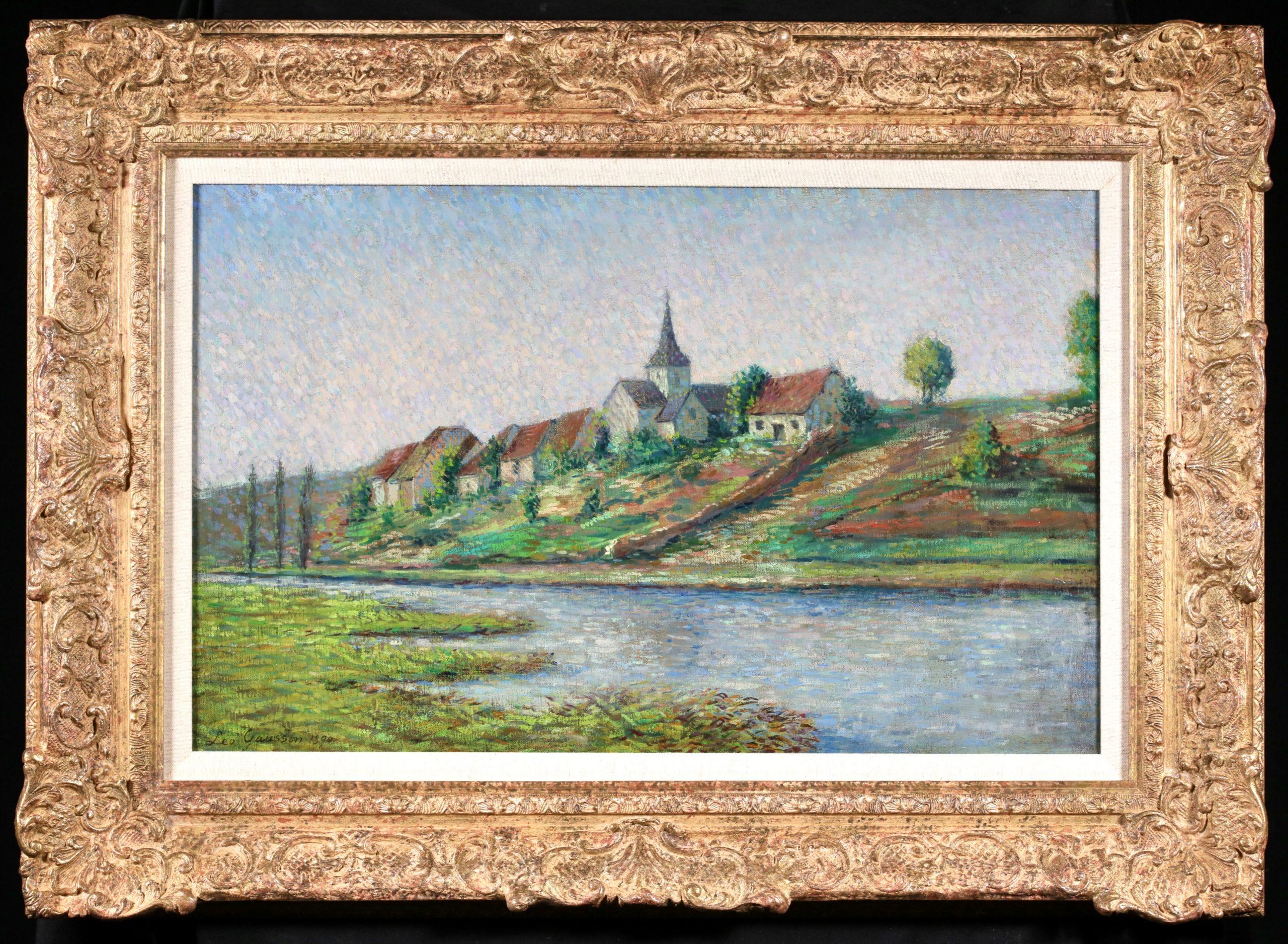 Claude Benard - Portrait of Woman, Signed Oil Painting For Sale at ...