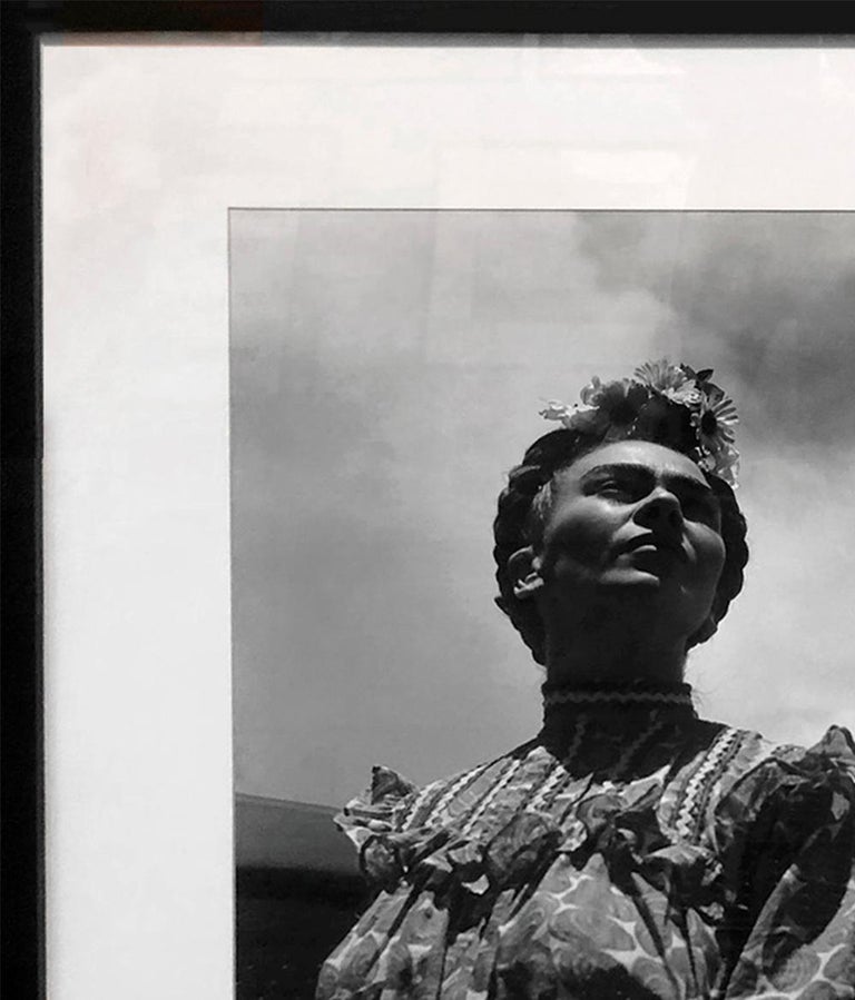 Leo Matiz - Frida Kahlo en Coyoacán, México. Framed For Sale at 1stDibs