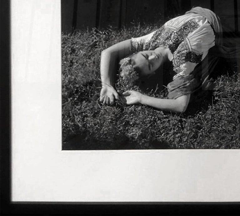 Leo Matiz - Frida Kahlo in xochimilco, México. Framed For Sale at 1stDibs