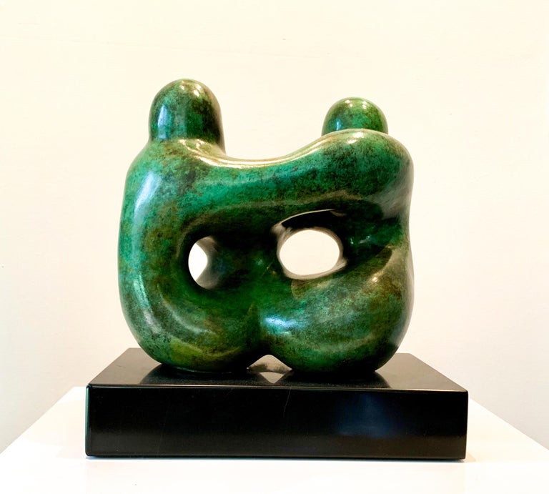 Leo Schimanszky - Leo Schimanszky "Closeness", patinated bronze ...