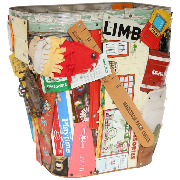 Leo Sewell Waste Can at 1stDibs