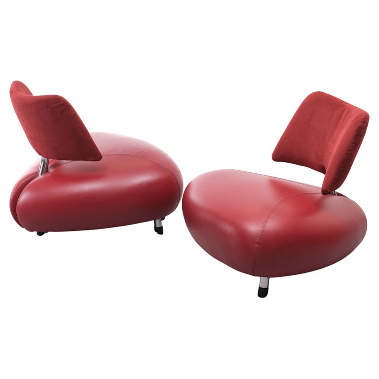 Leolux Pallone Lounge Chairs 1980s Dutch For Sale at 1stDibs