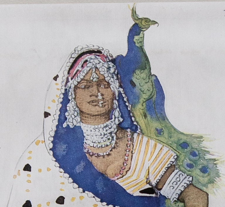 Leon Bakst - Leon Bakst Three Costume designs from Le Dieu Bleu Ballet ...