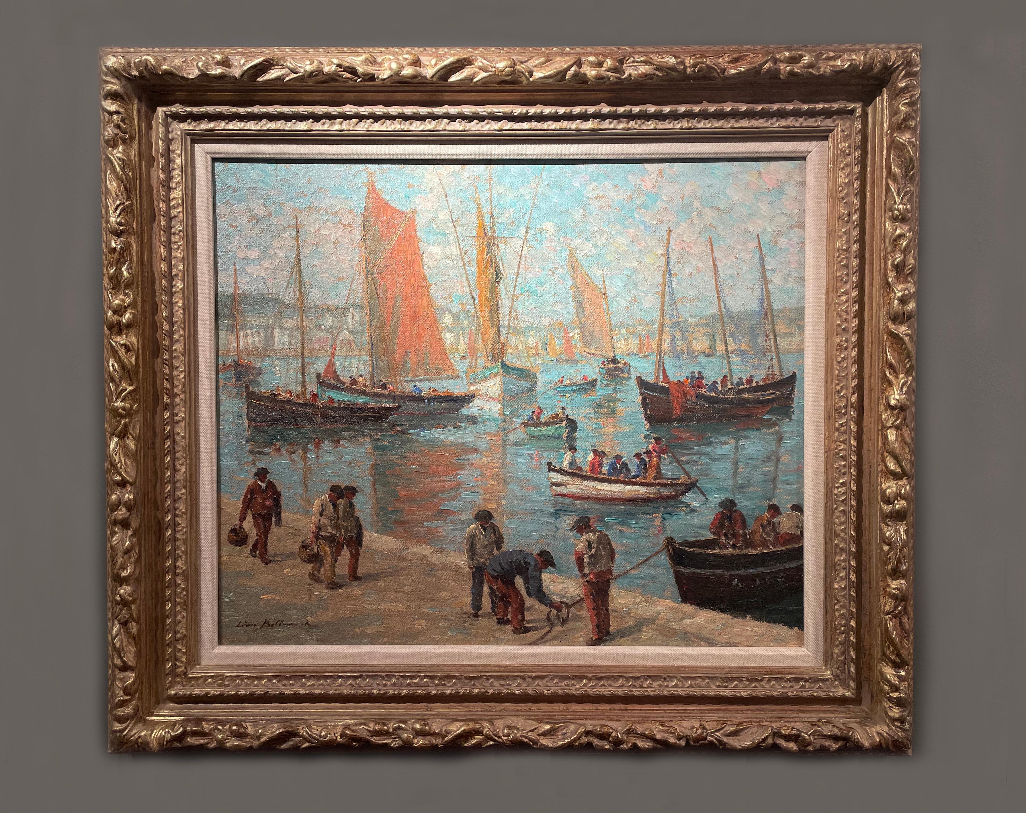 Clemence-Louise Burdeau - Impressionist Springtime Landscape, Nautical ...