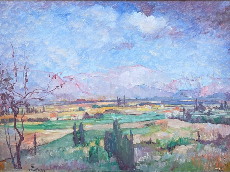 Leon Dabo - Untitled, View Toward Mt. Sainte Victoire For Sale at 1stDibs