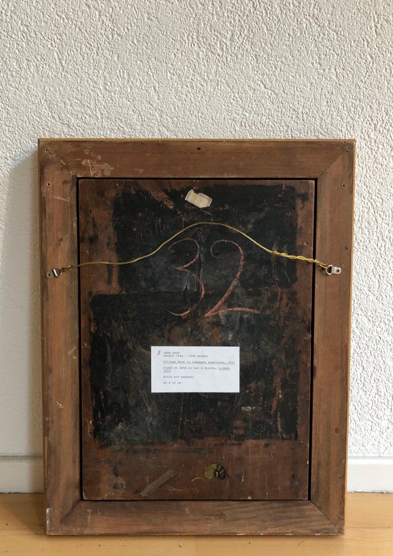 Léon Gaud - Village in the Geneva countryside For Sale at 1stDibs