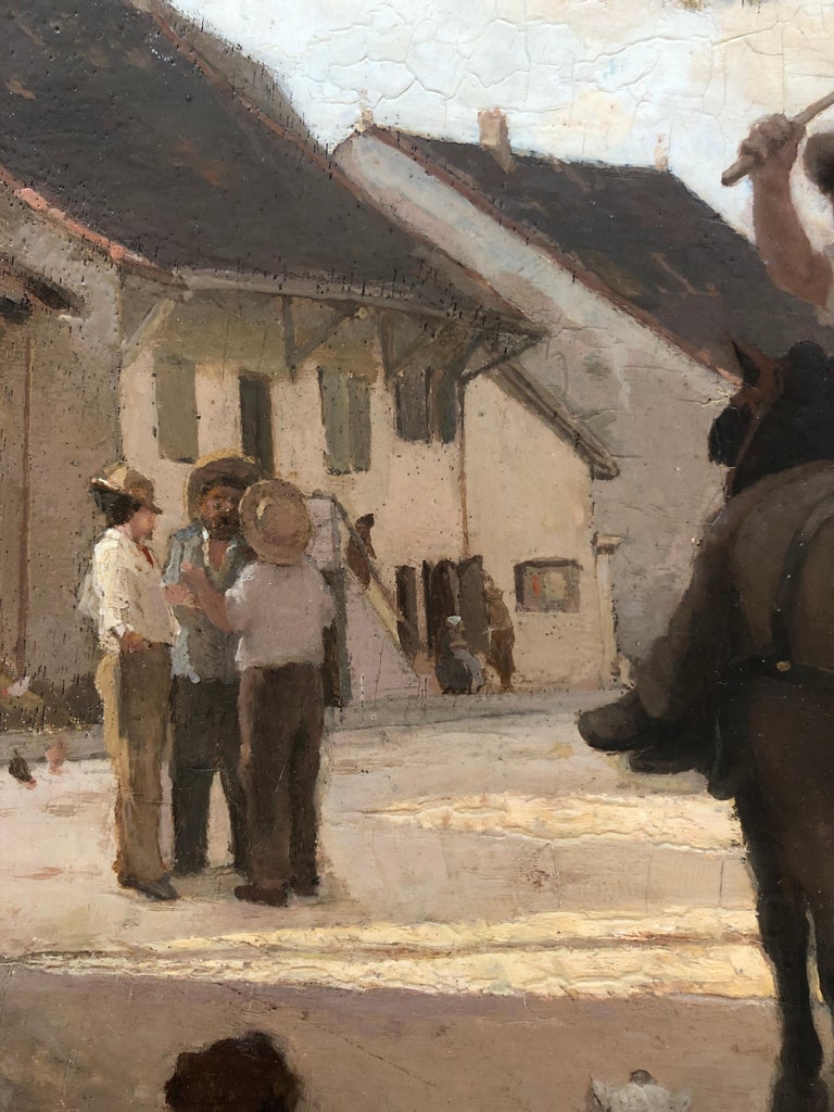 Léon Gaud - Village in the Geneva countryside For Sale at 1stDibs